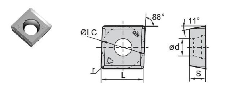 Slot Milling Inserts